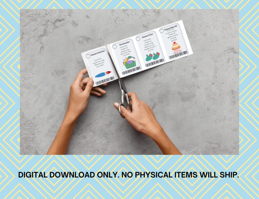 Summer Printable Coupons for Kids - Mess for Less Shop